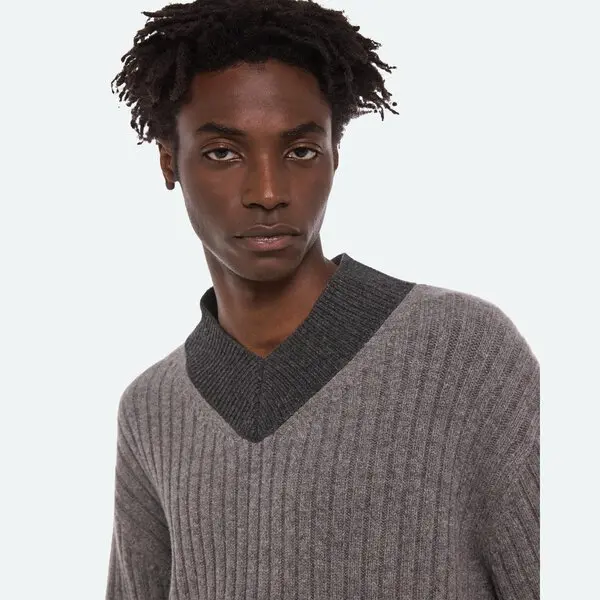 Helmut Lang Contrast V-neck