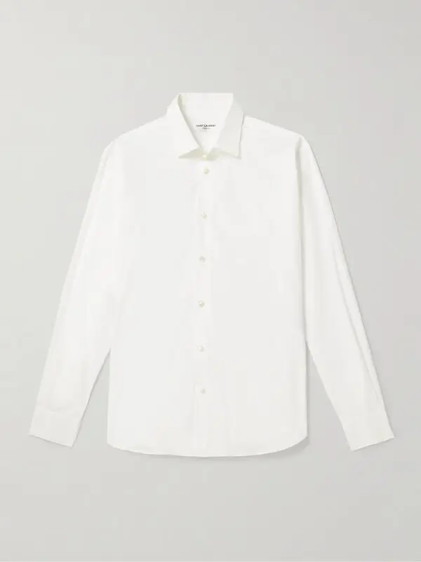 Saint Laurent Slim-fit Cotton-poplin Shirt