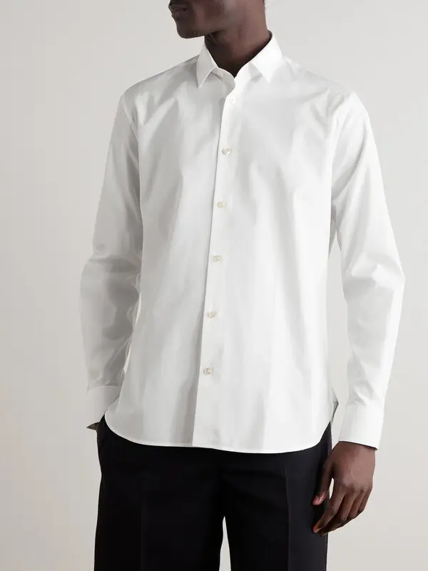Saint Laurent Slim-fit Cotton-poplin Shirt