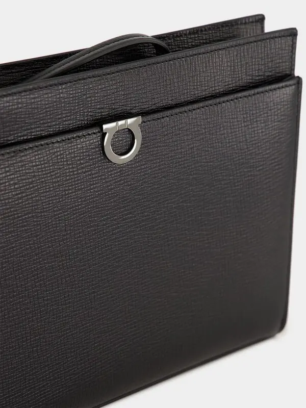FERRAGAMO Trading Leather Pouch