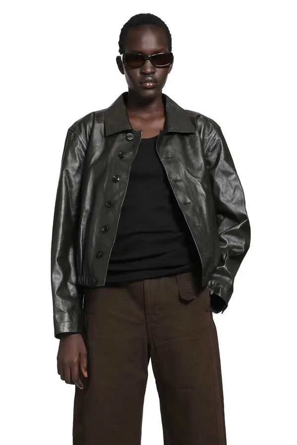 LEMAIRE Soft Leather Blouson Jacket
