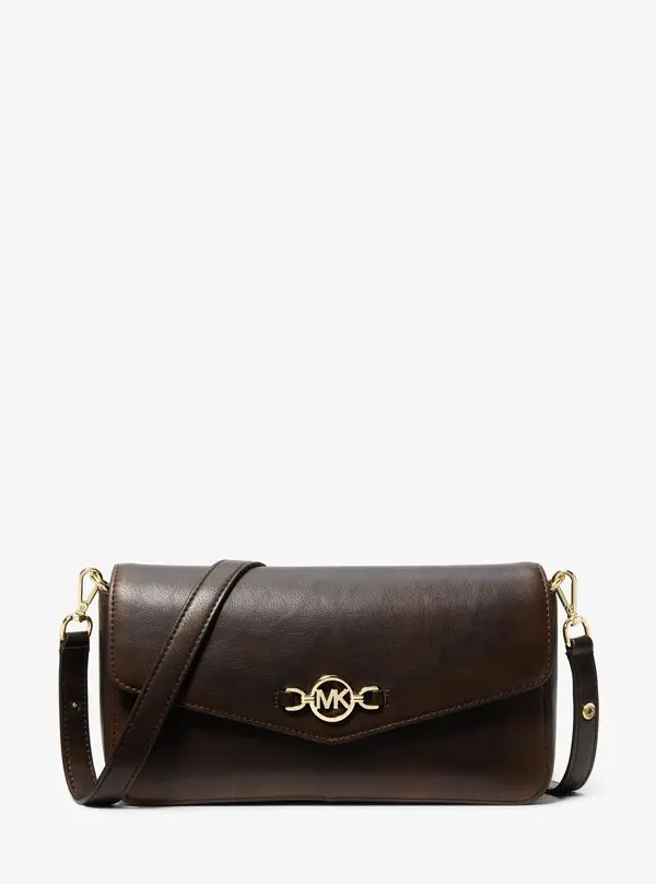 Michael Kors Kacey Medium Burnished Shoulder Bag