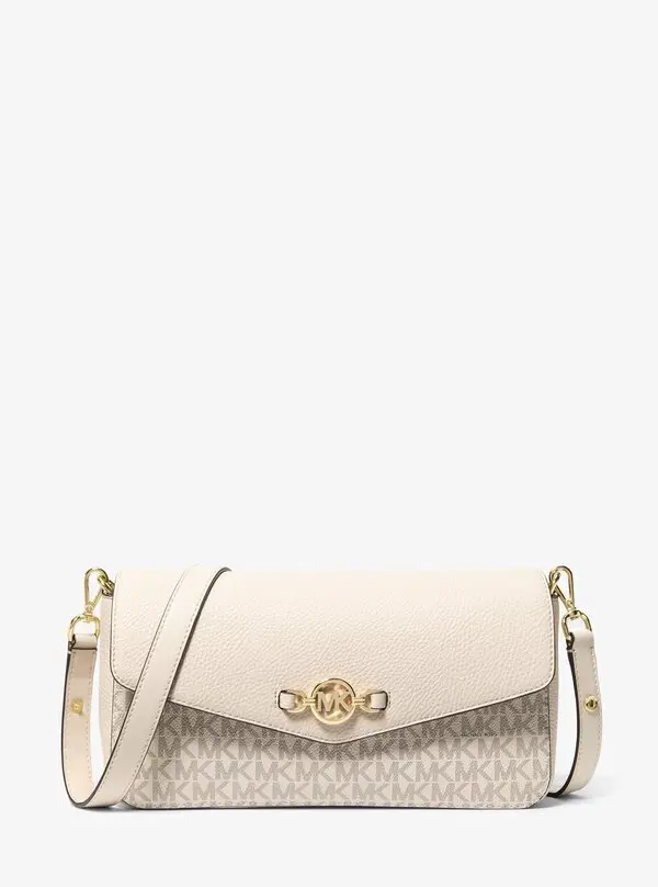 Michael Kors Kacey Medium Signature Logo Shoulder Bag
