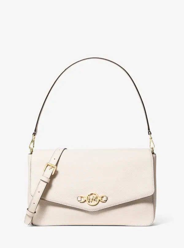 Michael Kors Kacey Large Pebbled Leather Convertible Shoulder Bag