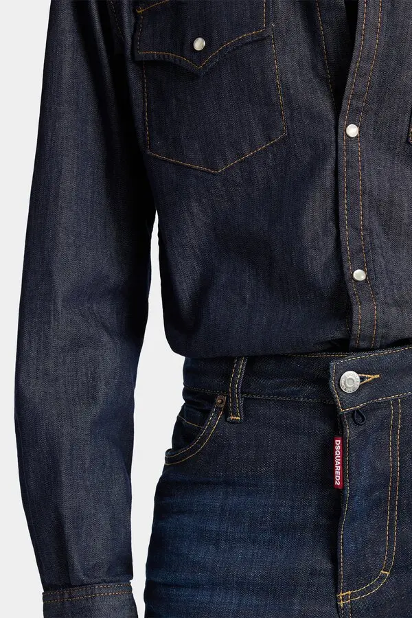 Dsquared2 Dark Shirting Western Shirt