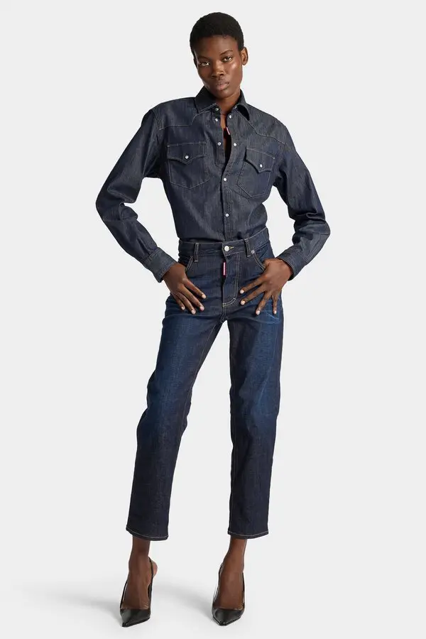 Dsquared2 Dark Shirting Western Shirt