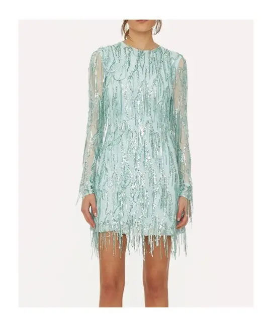 ROTATE BY BIRGER CHRISTENSEN Long Sleeve Mini Dress