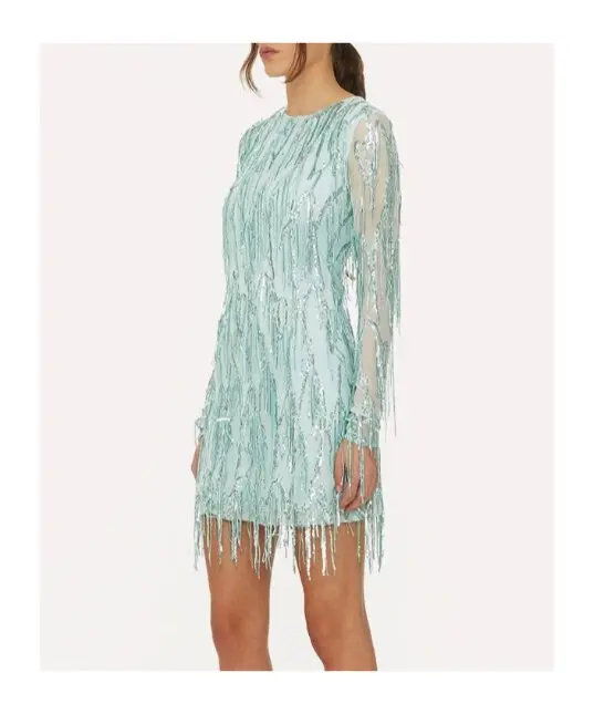 ROTATE BY BIRGER CHRISTENSEN Long Sleeve Mini Dress