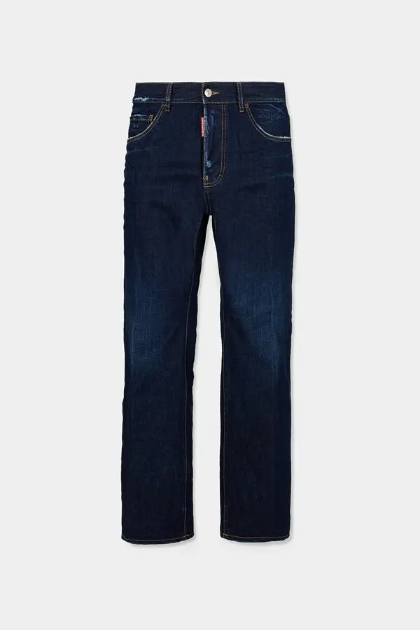 Dsquared2 Dark Wash Straight Leg Jeans