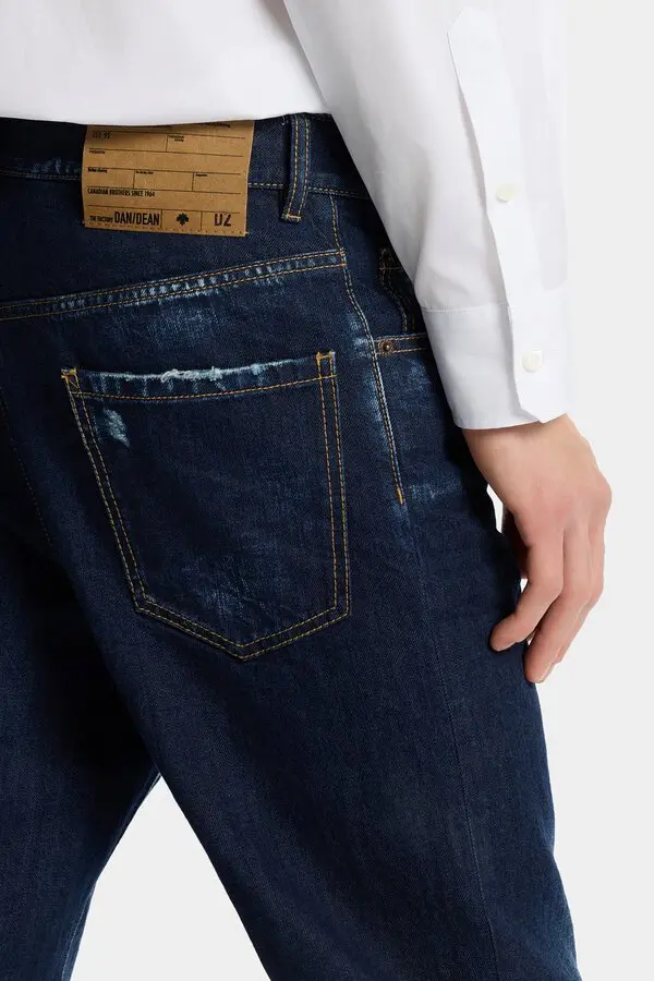 Dsquared2 Dark Wash Straight Leg Jeans