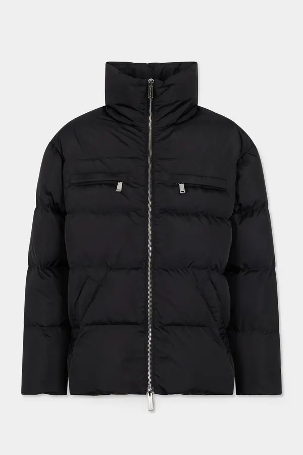 Dsquared2 Colorblock Oversized Down Jacket - Black