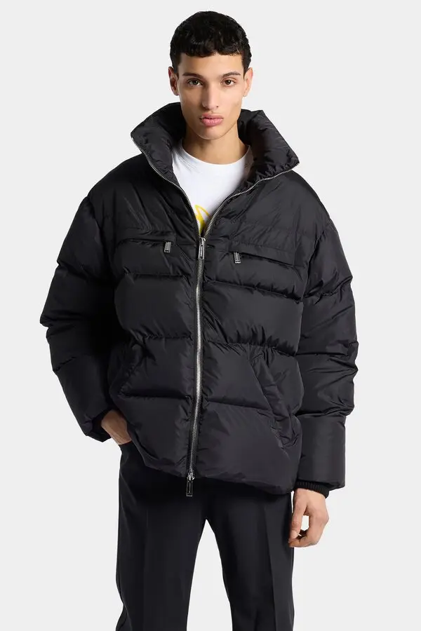 Dsquared2 Colorblock Oversized Down Jacket
