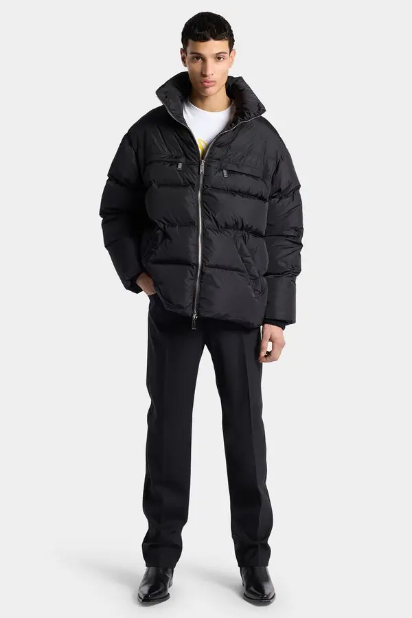 Dsquared2 Colorblock Oversized Down Jacket