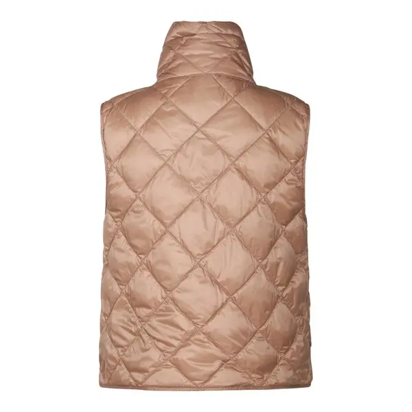 Max Mara Quilted Down Vest - Winter Camel
