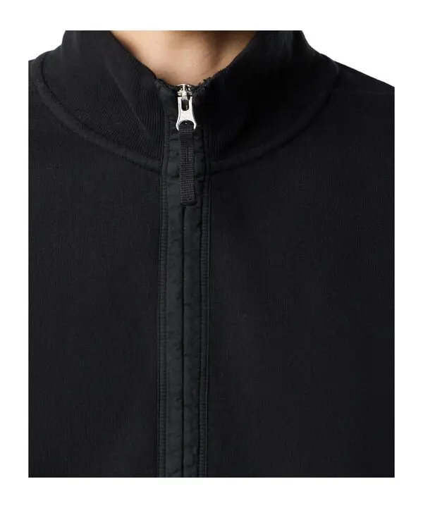 Stone Island Logo Patch Half-zipped Sweatshirt