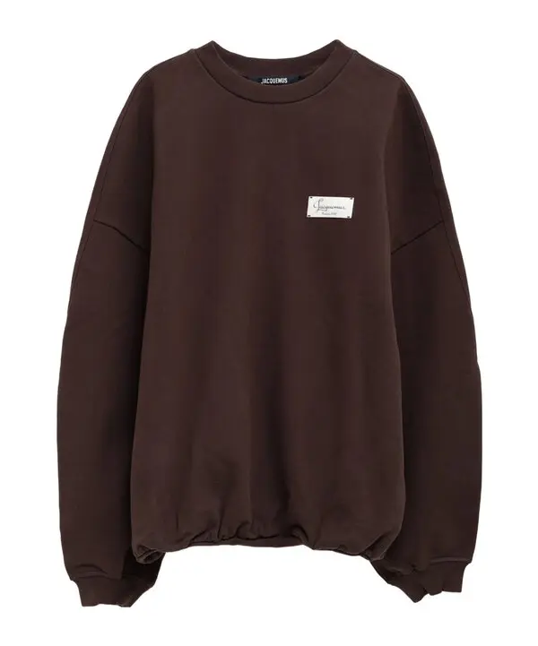 Jacquemus Long-sleeved Sweatshirt - Black