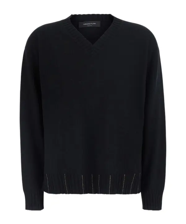 Fabiana Filippi Ribbed Hem Sweater