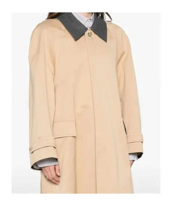 Carven Long-sleeved Trench Coat