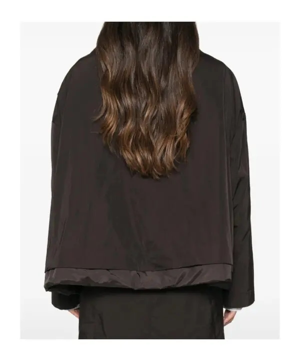 Carven Long Sleeve Jacket With Faux Pearl Detail