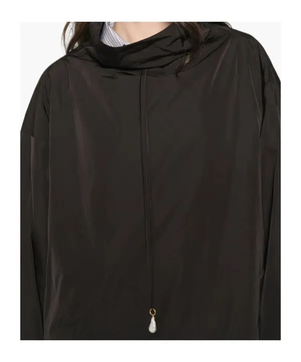 Carven Long Sleeve Jacket With Faux Pearl Detail