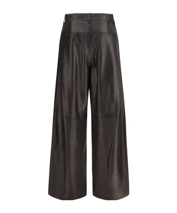 P.a.r.o.s.h Leather Casual Pants
