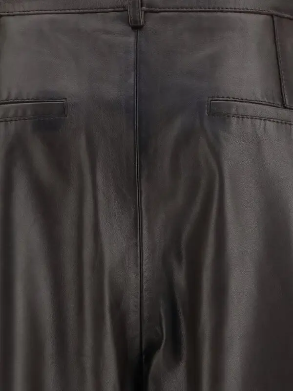 P.a.r.o.s.h Leather Casual Pants