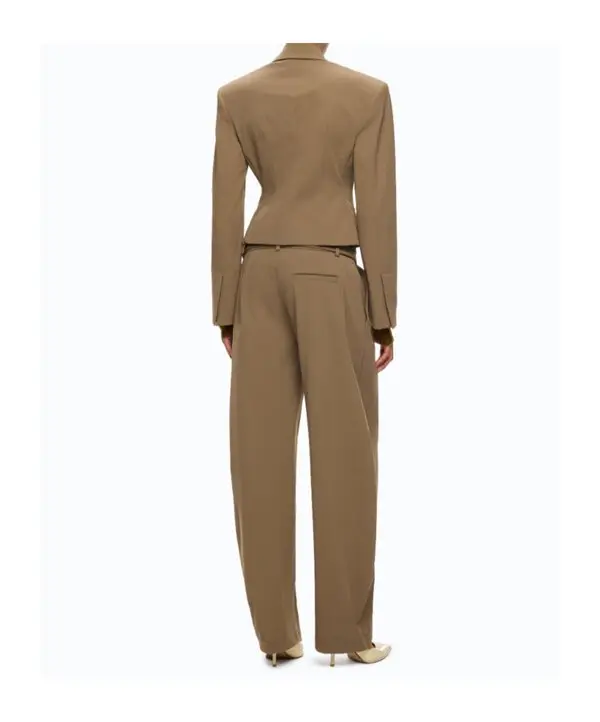 Pinko Single-breasted Cropped Blazer