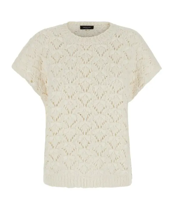 Fabiana Filippi Open Knit Short Sleeved Jumper