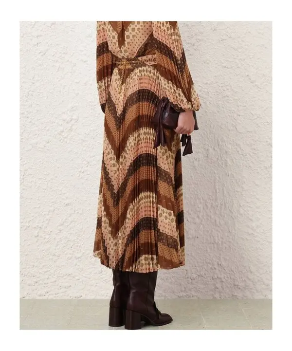 Zimmermann Sunray Pleated Skirt