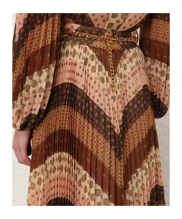 Zimmermann Sunray Pleated Skirt