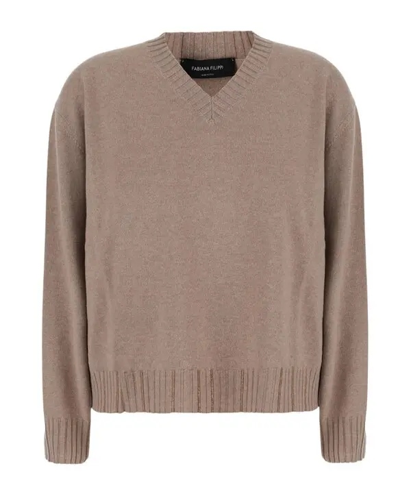 Fabiana Filippi Ribbed Hem Knitted Jumper