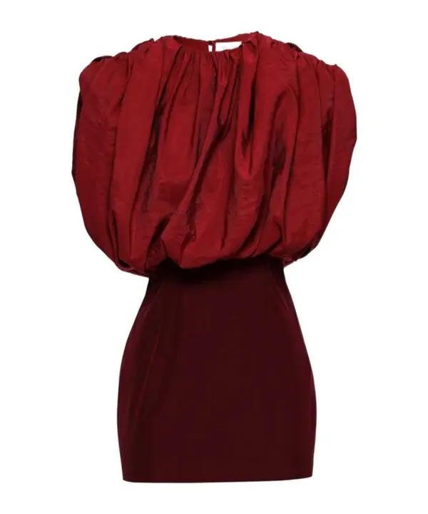 Magda Butrym Mini Dress With Gathered Top