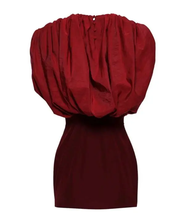 Magda Butrym Mini Dress With Gathered Top