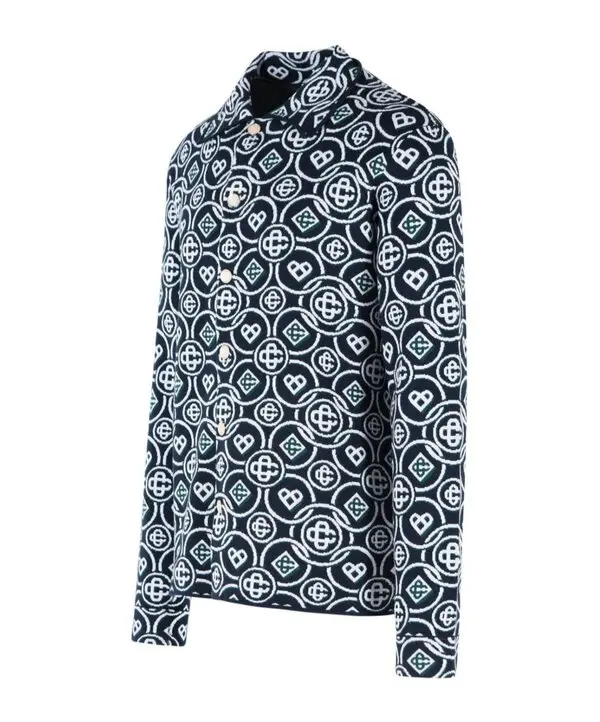 Casablanca Monogram Jacqaurd Long Sleeved Shirt