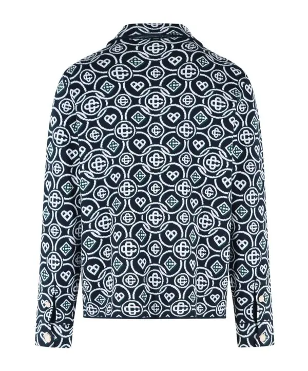 Casablanca Monogram Jacqaurd Long Sleeved Shirt