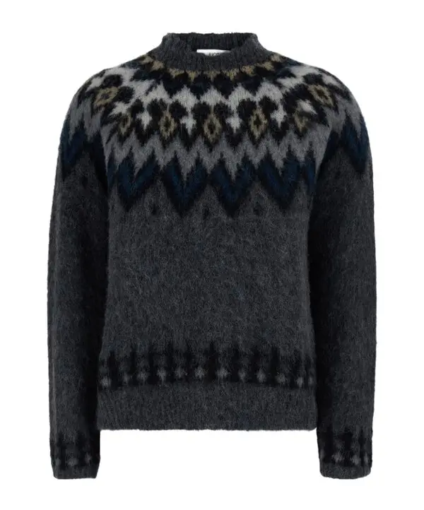 JUCCA Fair Isle Crew Neck Sweater