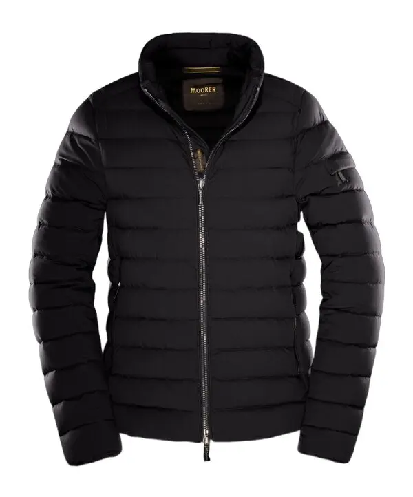 MOORER Long Sleeve Cotton Coat