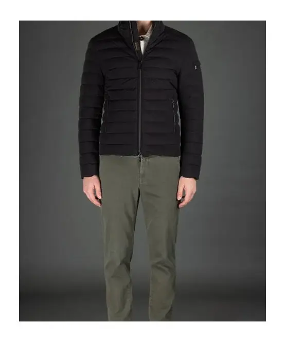 MOORER Long Sleeve Cotton Coat