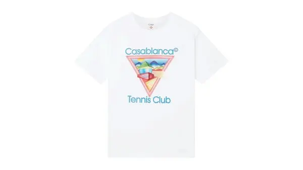 Casablanca Tennis Club Icon Tee Shirt - White