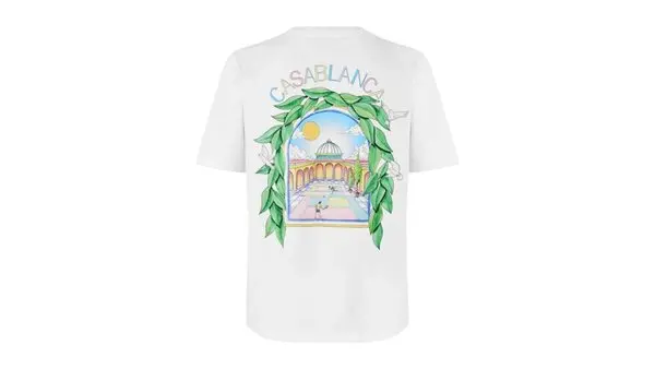 Casablanca L'arche De Tennis Tee Shirt