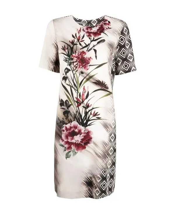 Alberta Ferretti Floral-print Shift Dress