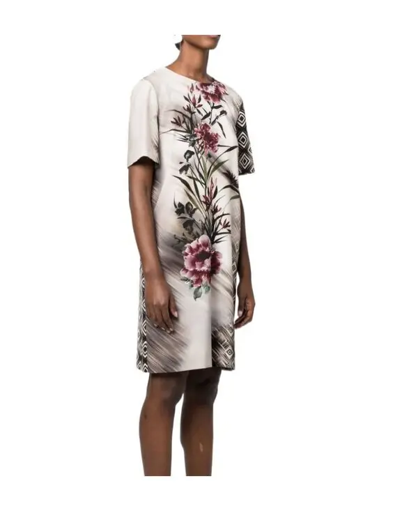 Alberta Ferretti Floral-print Shift Dress