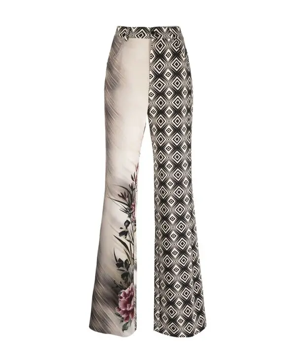 Alberta Ferretti High-waist Flared Trousers