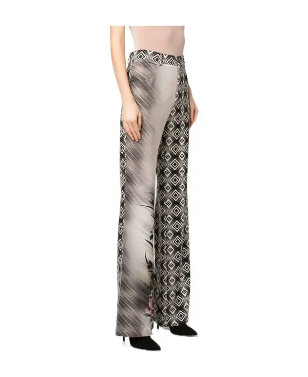 Alberta Ferretti High-waist Flared Trousers