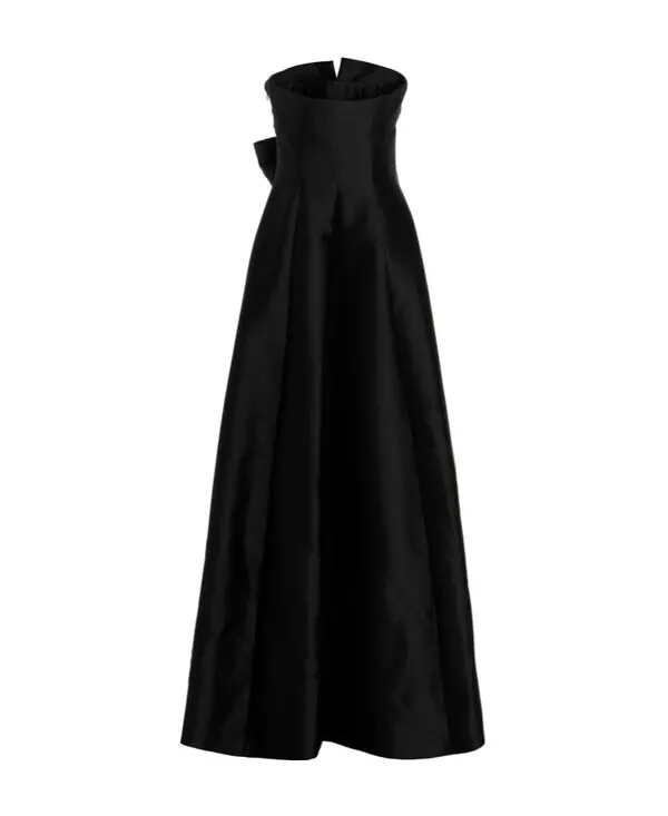 Alberta Ferretti Bow-embellished Evening Gown