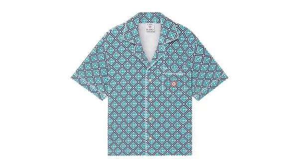 Casablanca Monogram Towelling Short Sleeve Shirt