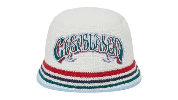 Casablanca Gothic Crotchet Hat - White
