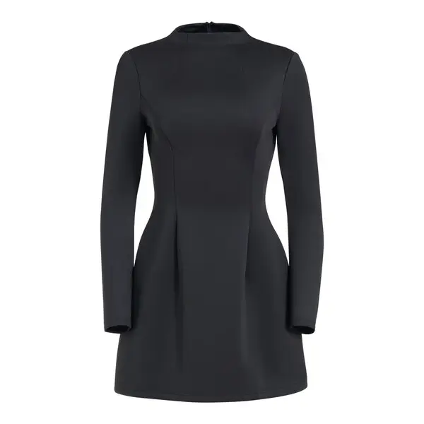 THE GT ATELIER High Neck Long Sleeve Dress