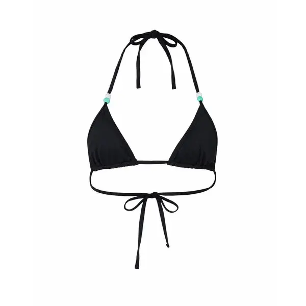 PAR Y ESCALA SL Iso Beaded Triangle Bikini Top