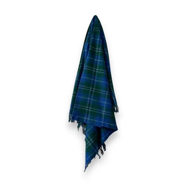 LOOM & COVE Douglas 100% Recycled Wool Tartan Blanket